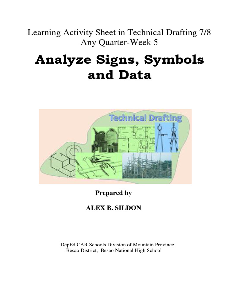 Technical Drafting - G7 8 W5 LAS Analyze Signs, Symbols and Data | PDF ...