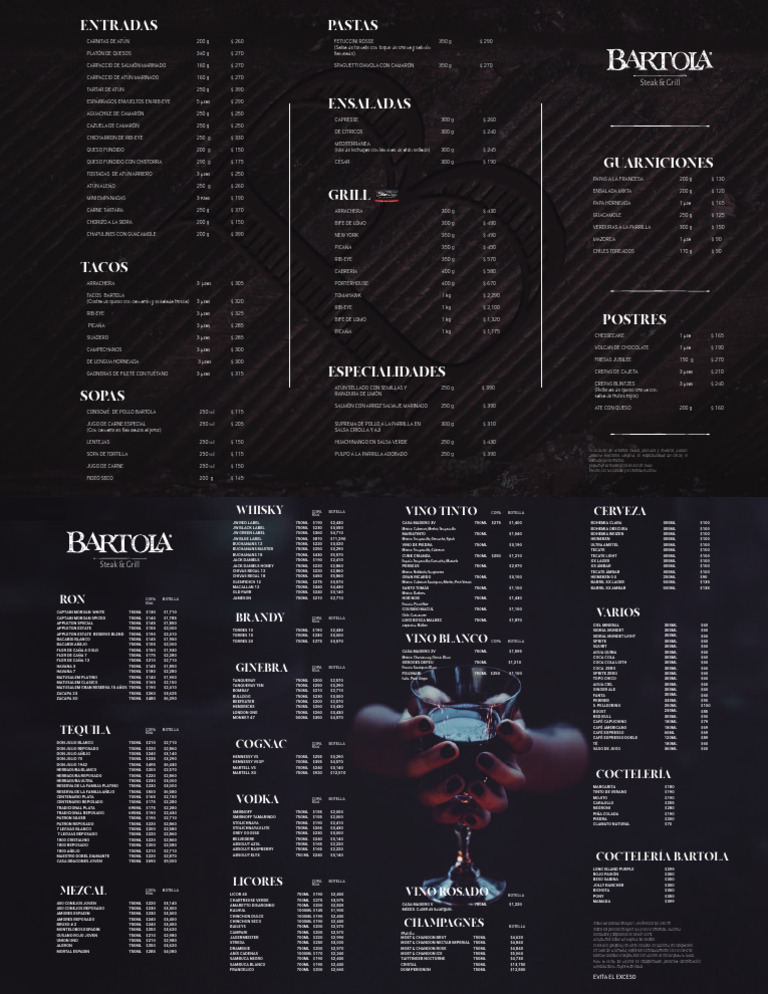 Carta Bartola | PDF | Vino | Uva