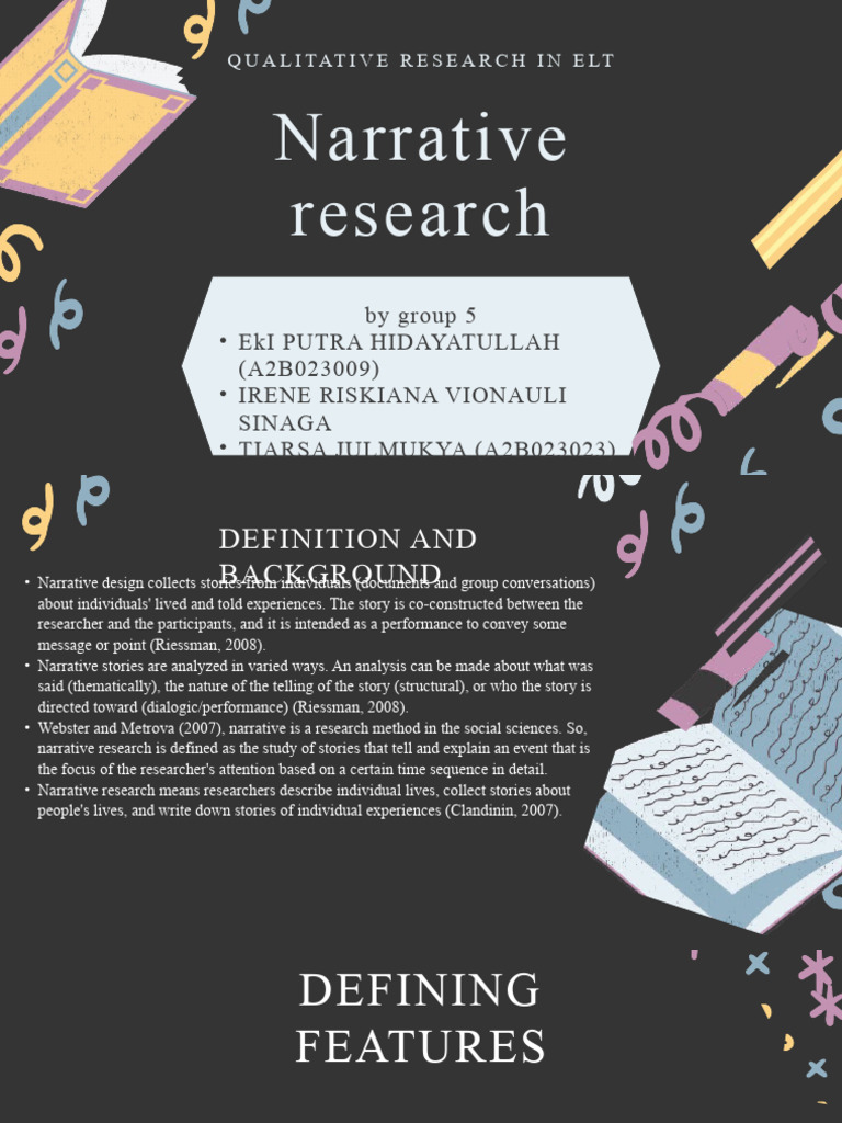 Narrative Research by Group 5 | PDF | Narrative | Information