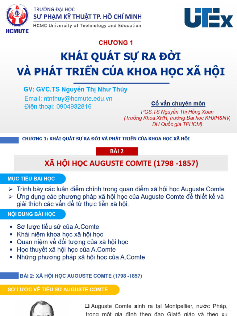 (UTEx) XHH CHUONG 1 BAI 2 | PDF