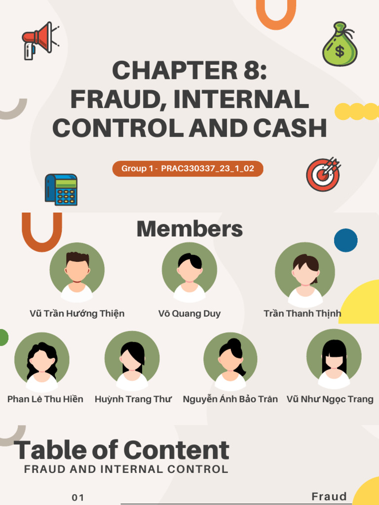 Chapter 8 Fraud, Internal Control and Cash (PowerPoint) | PDF ...