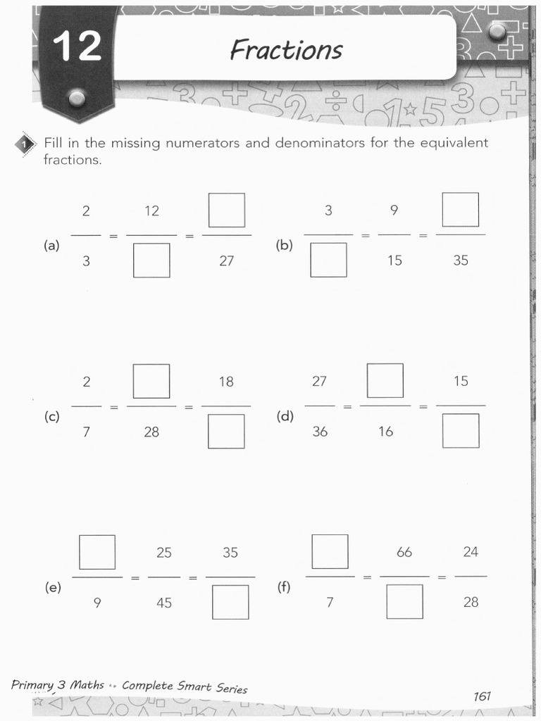 P3 Math Complete Chapter On Fractions | PDF