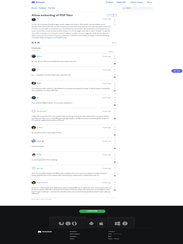 Embed PDF Files in Discord Chat | PDF | Computer Mediated Communication ...