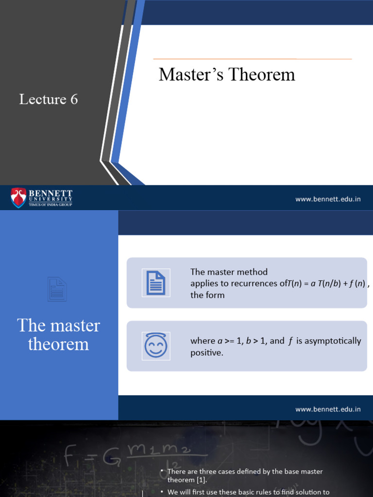 Lecture 6 | PDF | Recurrence Relation | Mathematical Relations