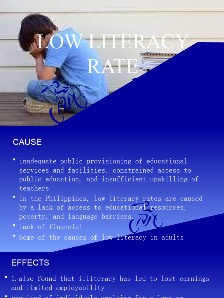 Low Literacy Rate | PDF