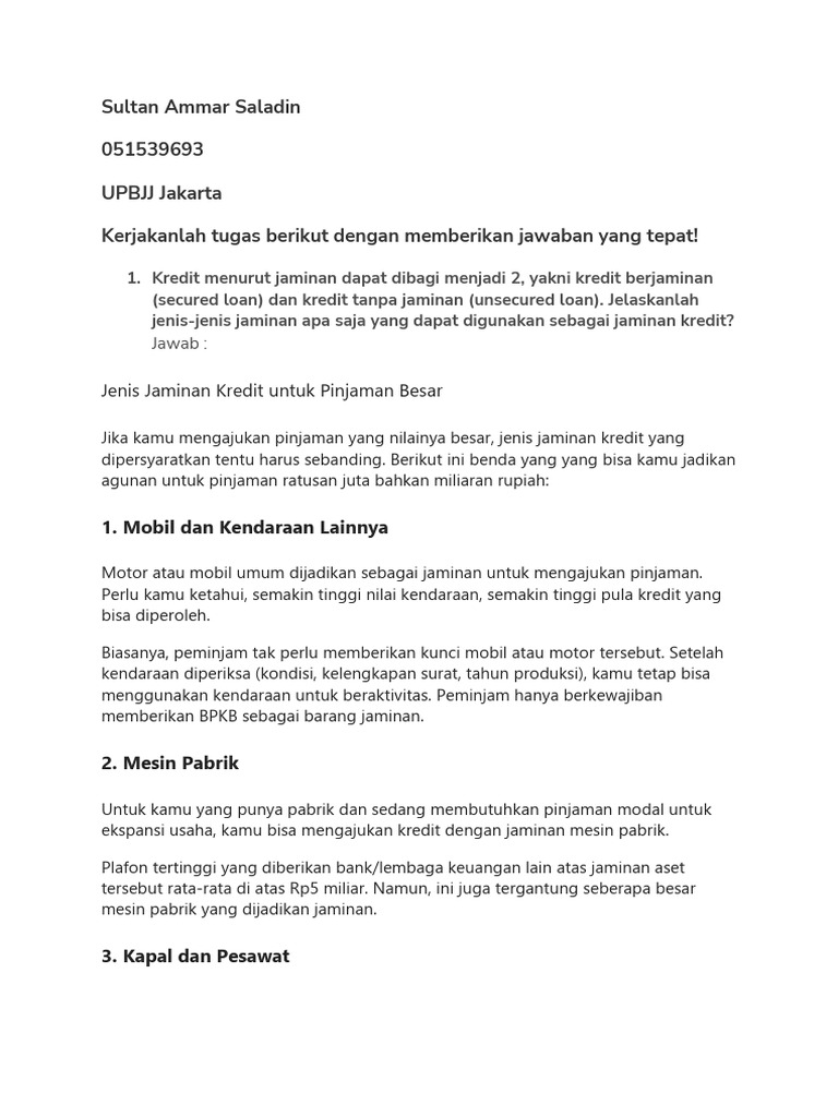 Tugas 2 Uang Dan Perbankan | PDF