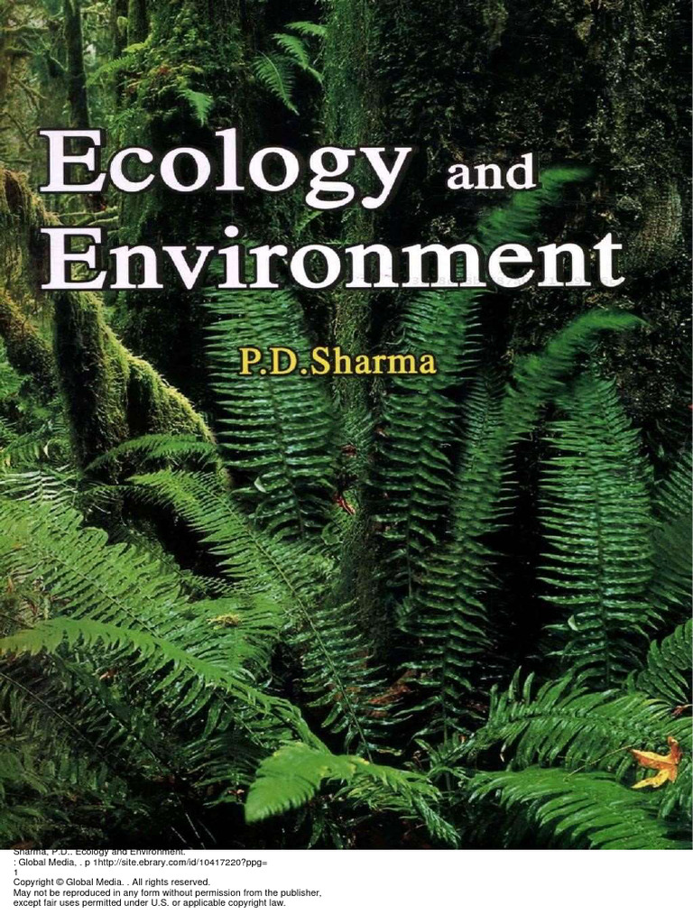 PD Sharma - Ecology1 | PDF