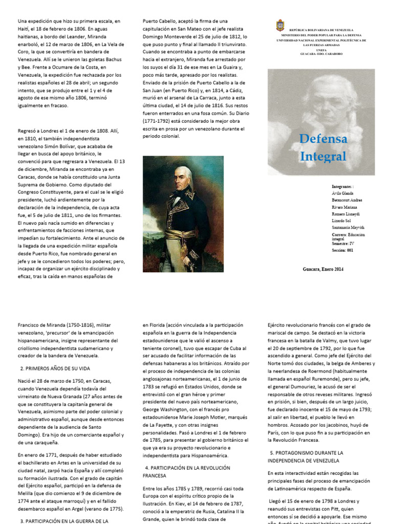 TRIPTICO El Orden Cerrado | PDF