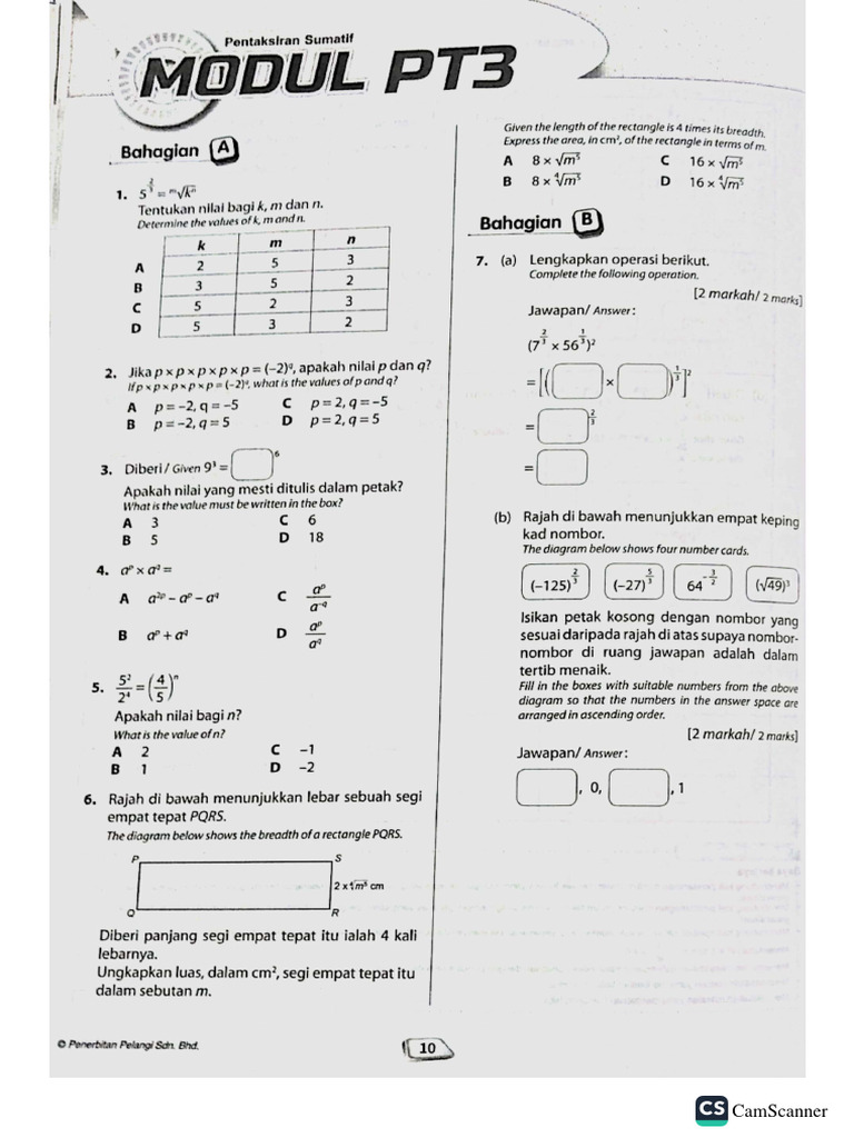 F3 Maths Chap 1 And 2 Pdf