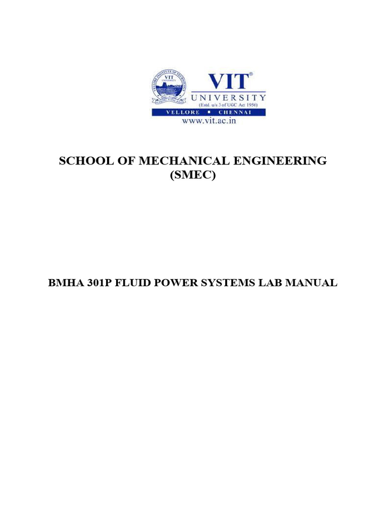 Fluid Power Systems Lab Manual | PDF | Valve | Programmable Logic ...