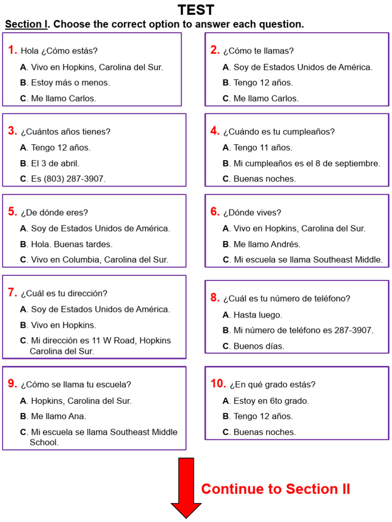 EXAMEN Informacion Personal MC. | PDF