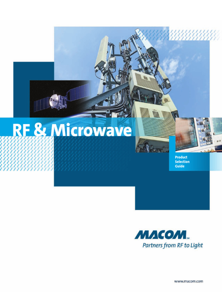 RF Microwave | PDF | Amplifier | Detector (Radio)