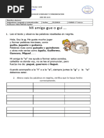 Cuadernillo G Gu Gü | PDF
