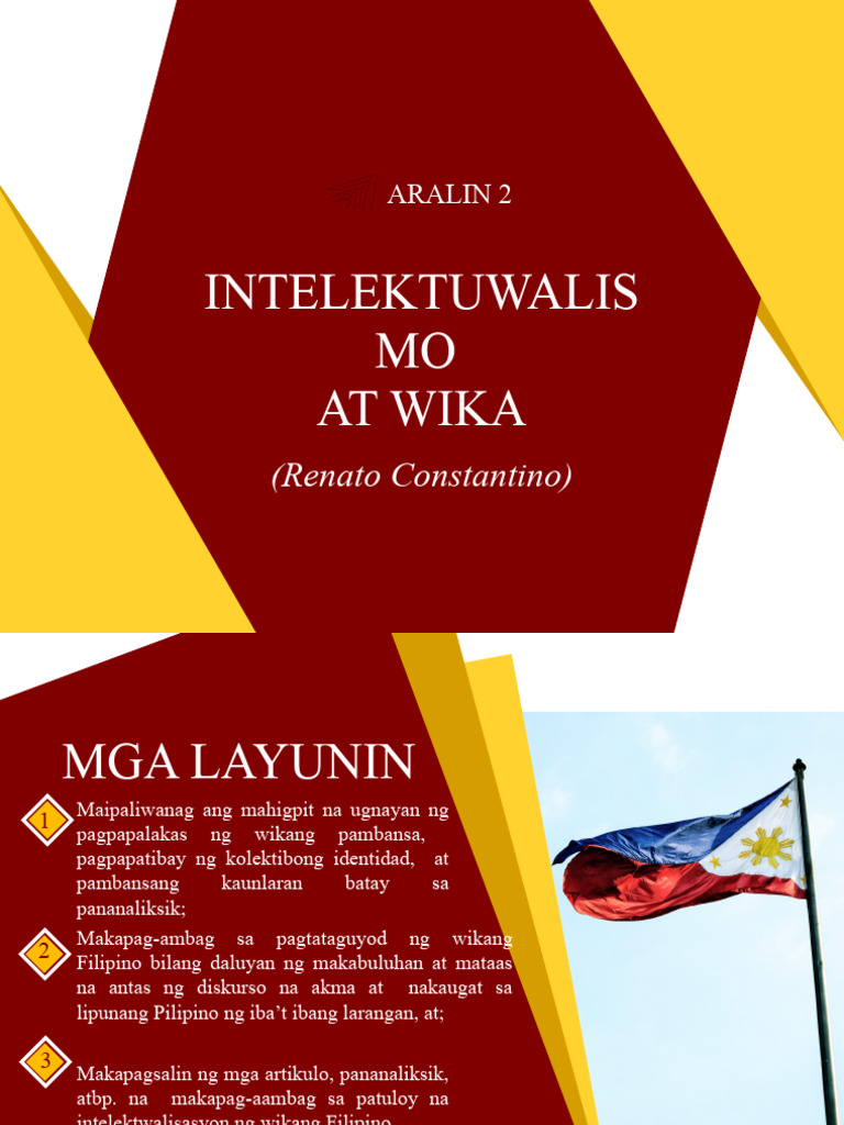 Intelektuwalismo at Wika | PDF