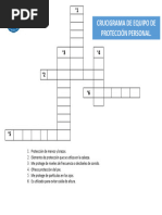 Sopa de Letras de Seguridad y Salud en El Trabajo | PDF