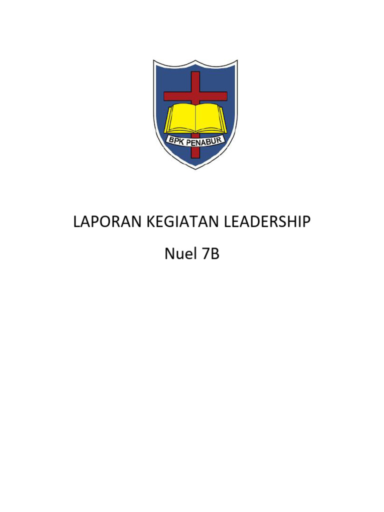 Laporan Leadership Nuel 7B | PDF
