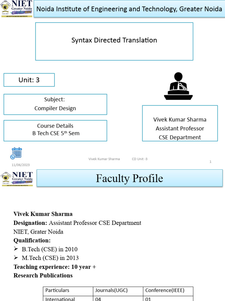 Unit3 VKS | PDF | Parsing | Compiler