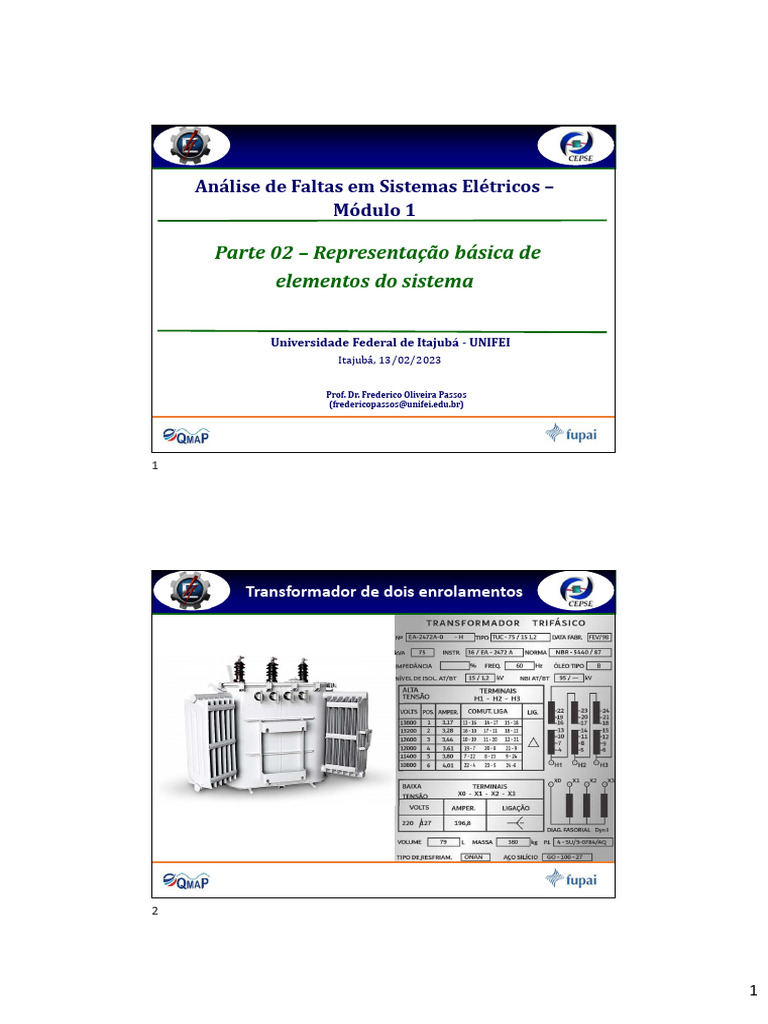 Cepse - Módulo 1 - Parte 2 Representação Básica de Elementos Do Sistema ...