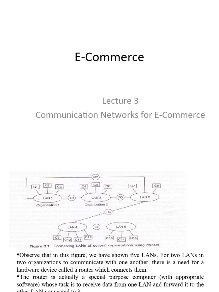 E Commerce 3 | PDF | Transmission Control Protocol | Computer Network