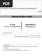 Prova Caed 2025 2 Ano Aplicador Matematica M0208 - APLIC | PDF