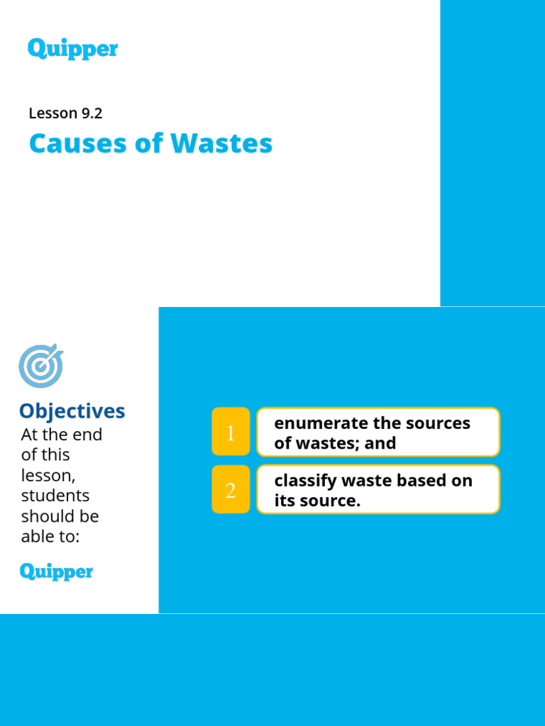 Causes of Waste Generation Explained | PDF | Waste | Human Impact On ...