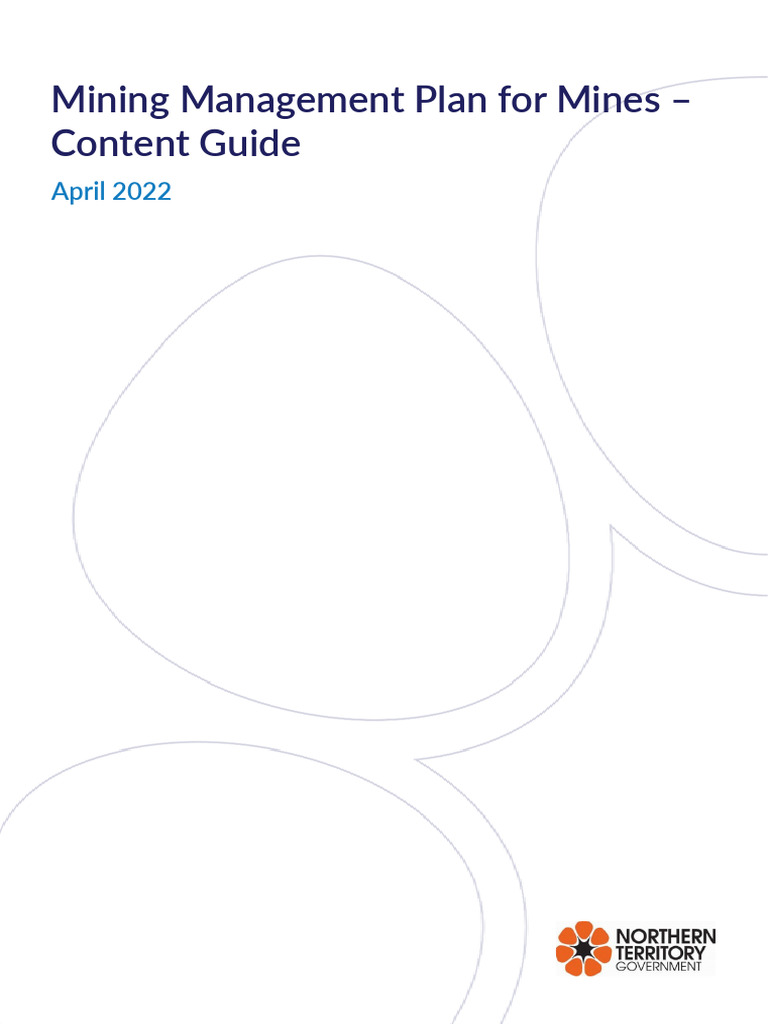 MMP Mining Project Content Guide | PDF | Groundwater | Mining