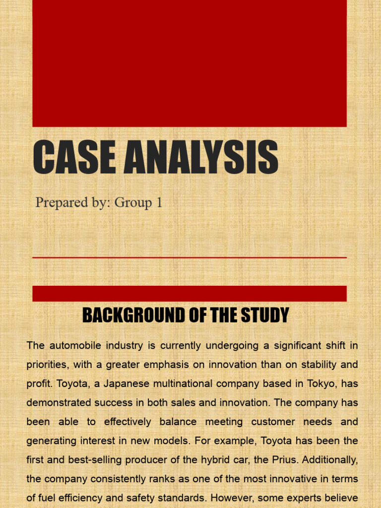 Case Analysis | PDF Case Analysis | PDF