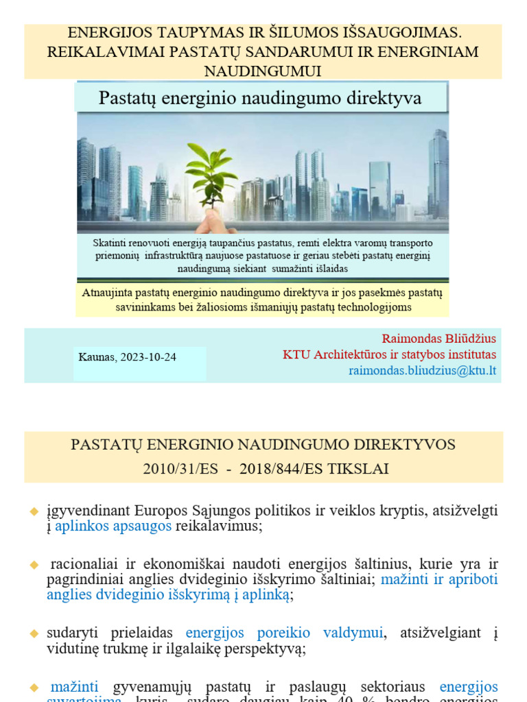 Energijos Taupymas Ir Šilumos Išsaugojimas (1) | PDF Energijos Taupymas Ir Šilumos Išsaugojimas (1) | PDF