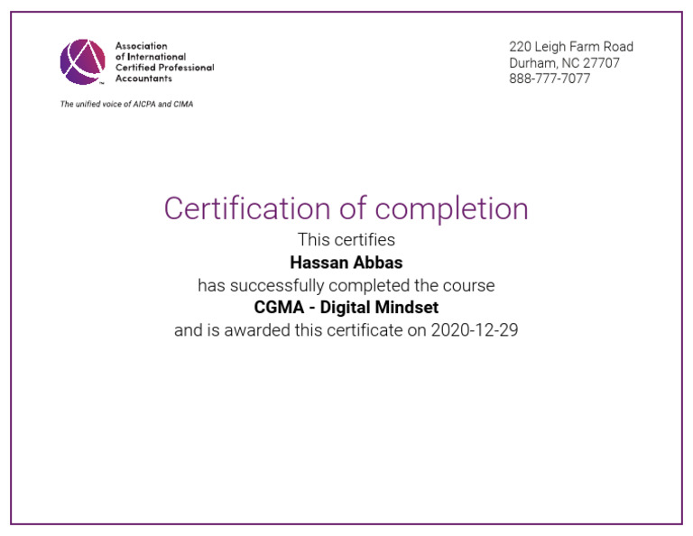2020-CGMA - Digital Mindset | PDF