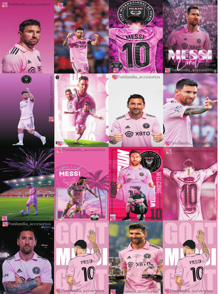 Tarjeta Messi Rosa | PDF