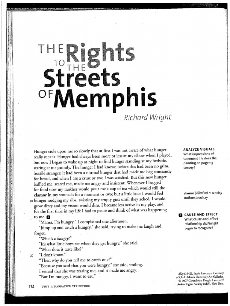 The Rights To The Streets of Memphis. | PDF
