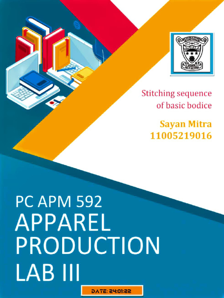 Stitching Sequence of Basic Bodice | PDF