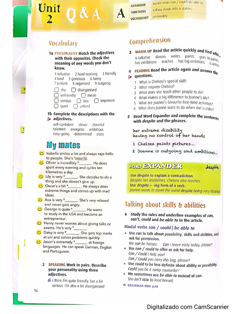 Unit 2 - Can X Be Able To | PDF