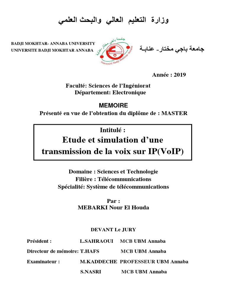 These Mebarki Nour El Houda | PDF