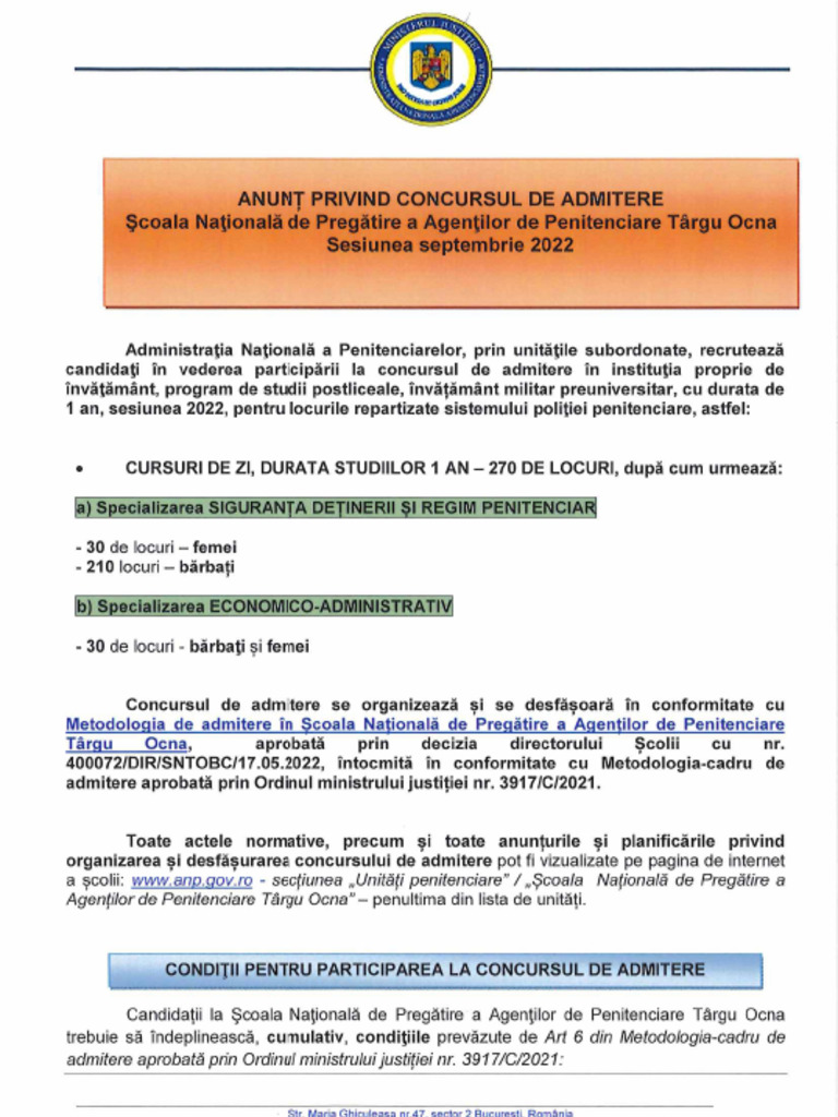 Anunt Bun SNPAP | PDF