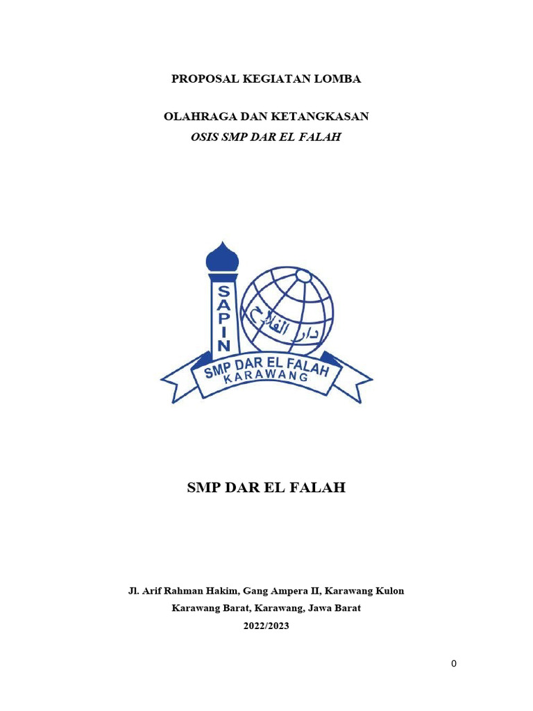 Proposal Lomba OSIS | PDF