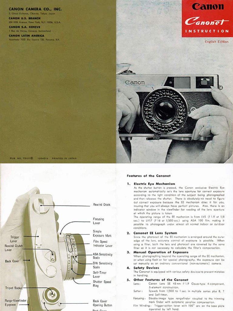 Canonet Manual For Web | PDF