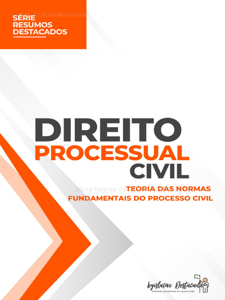 Resumo Princípios Do Código de Processo Civil | PDF | Processo civil ...