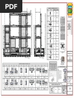 ES-01-Planta Estructural de Distribucion de Columnas, Elevacion Estructural y Detalles | PDF