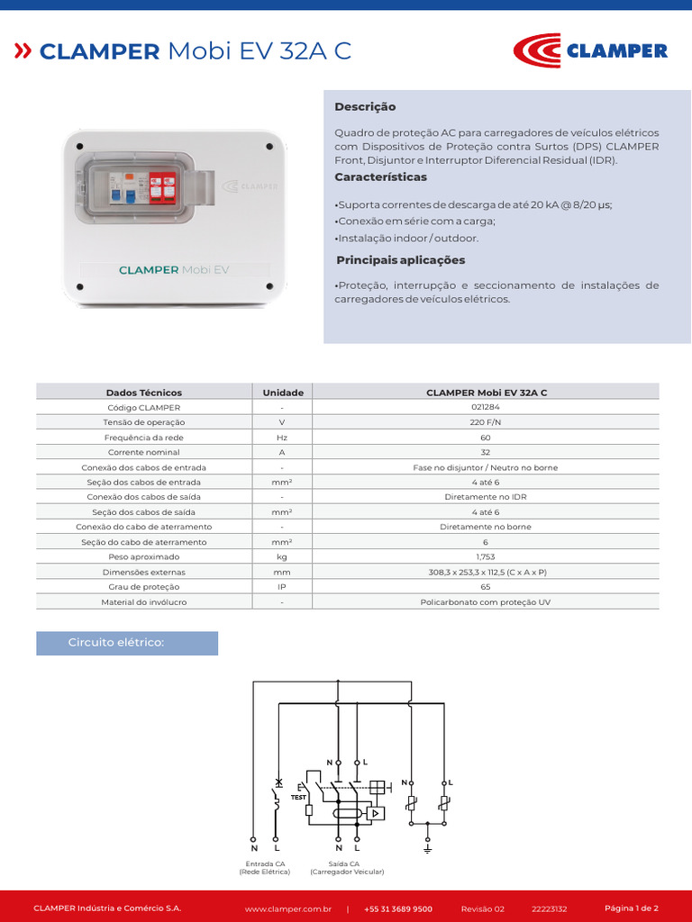FT Clamper Mobi Box | PDF | Eletricidade | Engenharia Elétrica
