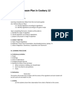 TLE 9 Lesson Plan: Appetizers | PDF | Hors D'oeuvre | Salad