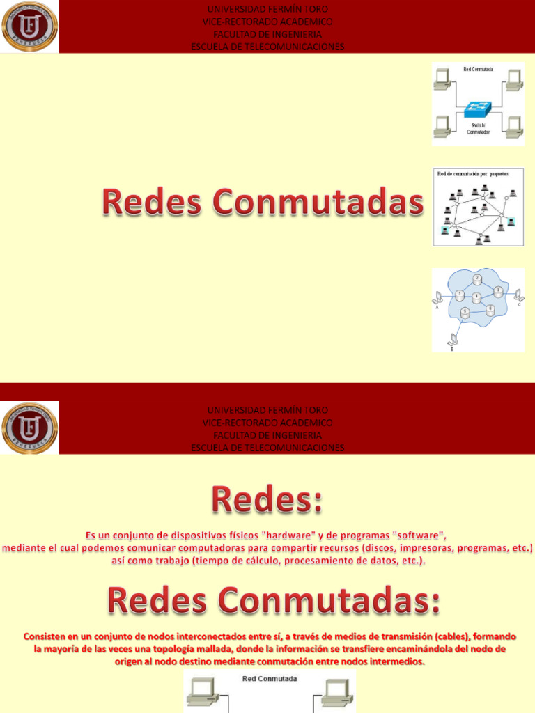 Diapositiva 1 - La Red Telefónica Conmutada (RTC) | PDF