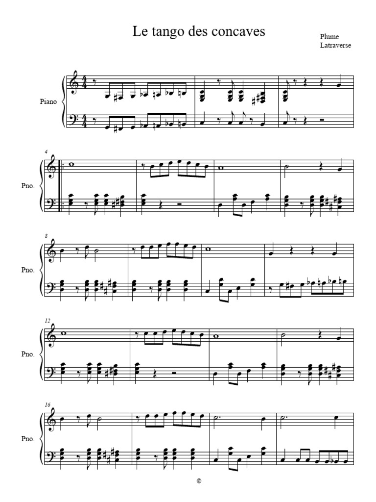 Le Tango Des Concaves - Plume Latraverse | PDF