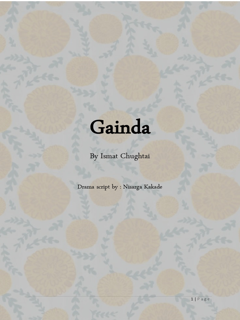 Gainda | PDF | Human Appearance