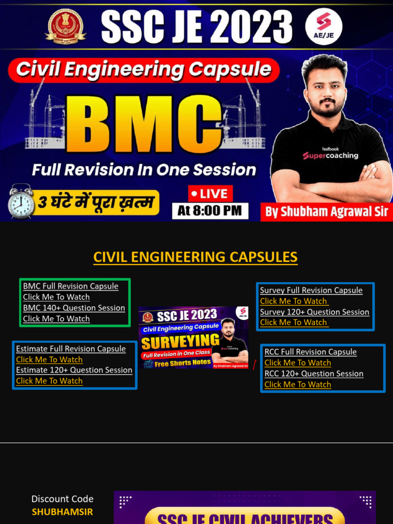 BMC Revision Capsule Notes by Shubham Sir | PDF | Lime (Material ...