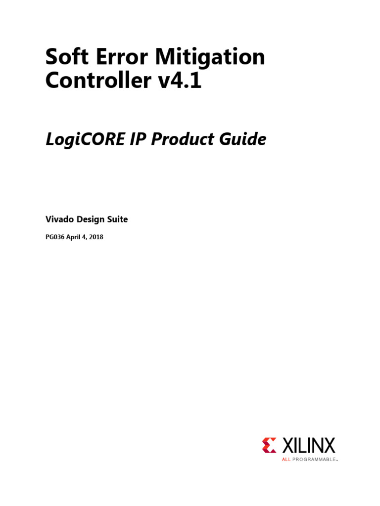 Soft Error Mitigation Controller V41 Pdf Error Detection And 8428