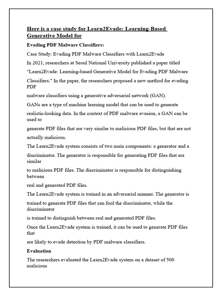 Case Study | PDF | Malware | Computer Security