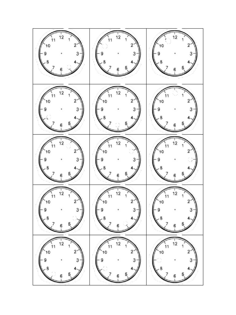 Actividad Relojes | PDF