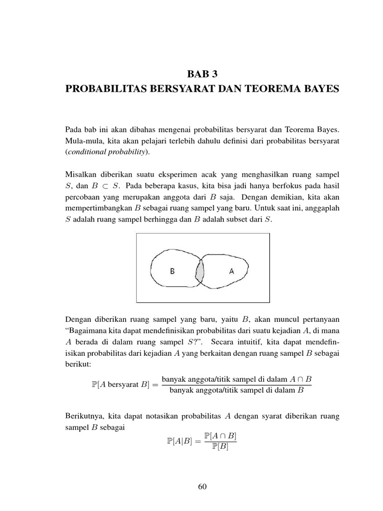 Probabilitas Bersyarat dan Teorema Bayes | PDF