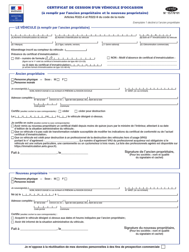 Modele Contrat Location Voiture Format PDF 1 | PDF